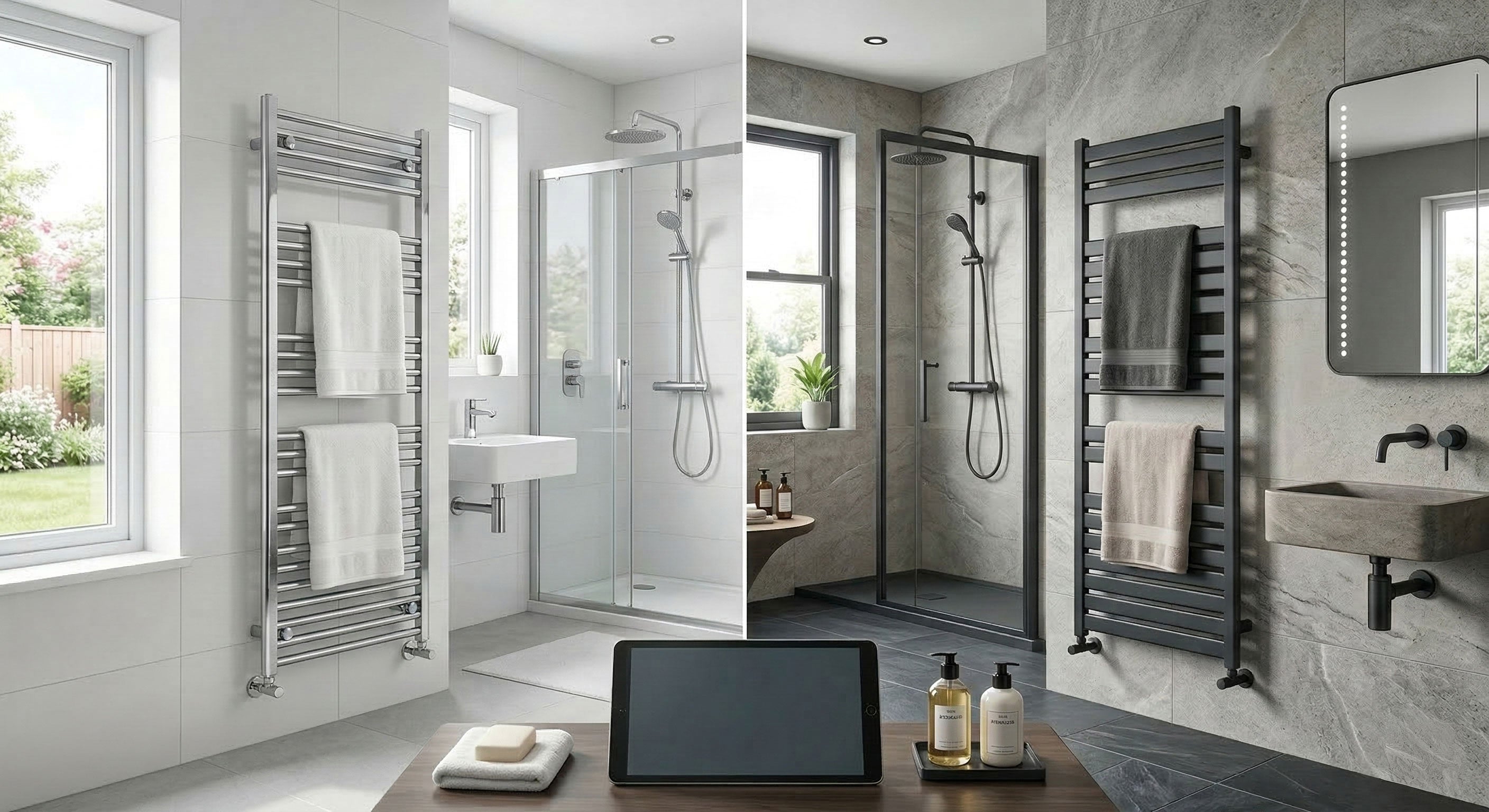 Chrome vs Anthracite Towel Rail: Which Finish to Choose?